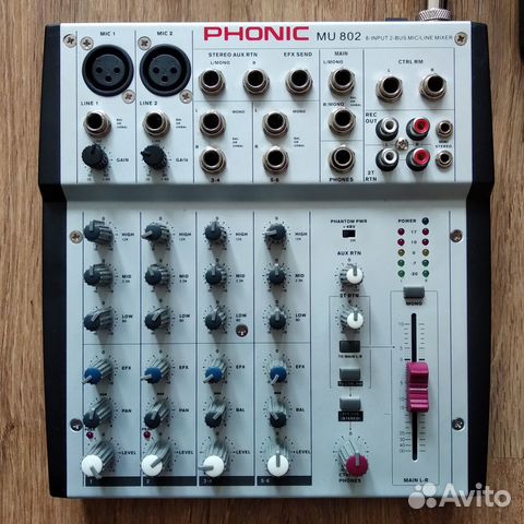 Микшерный пульт phonic MU 802 купить в Москве | Хобби и отдых | Авито