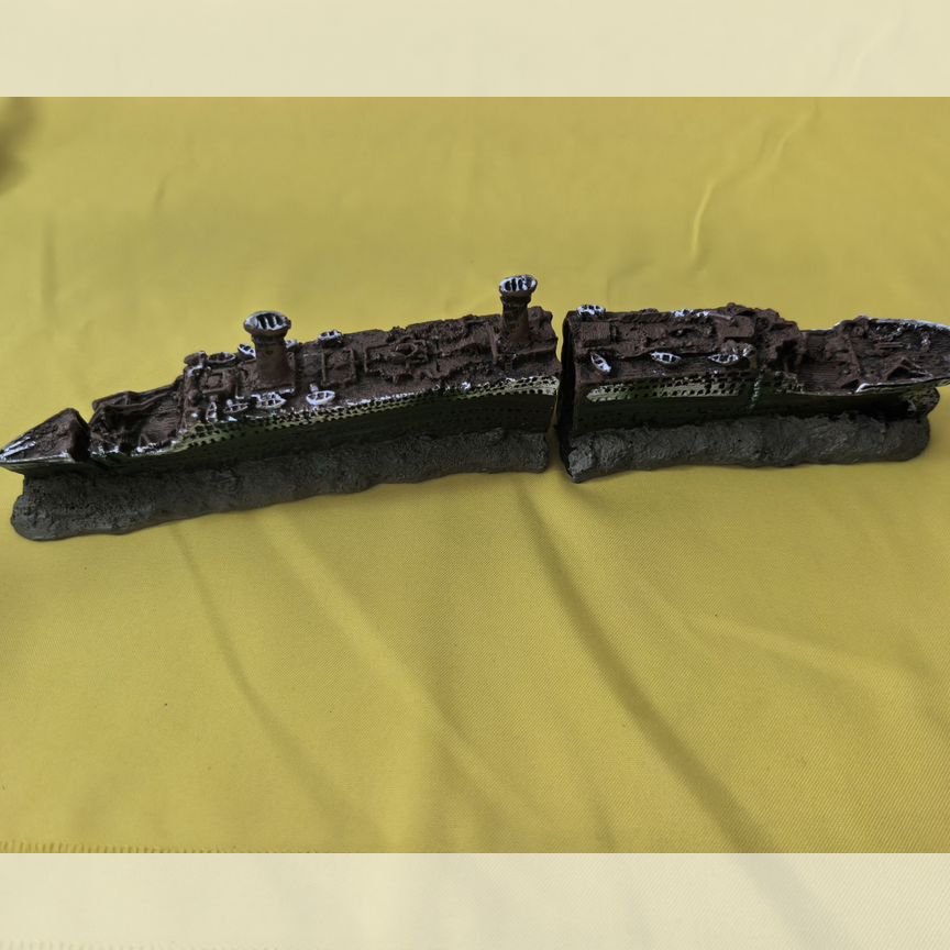 Украшения для аквариума Титаник