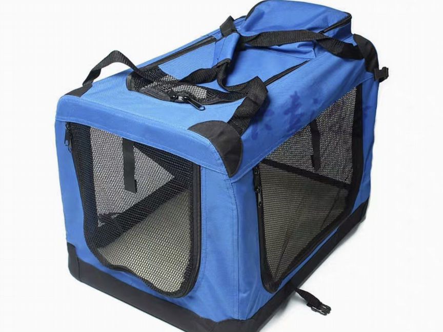 Складной тент вольер для собак в поезд на выставку