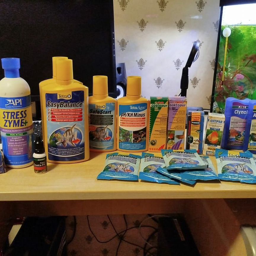 Для аквариума химия, штучки, фишки