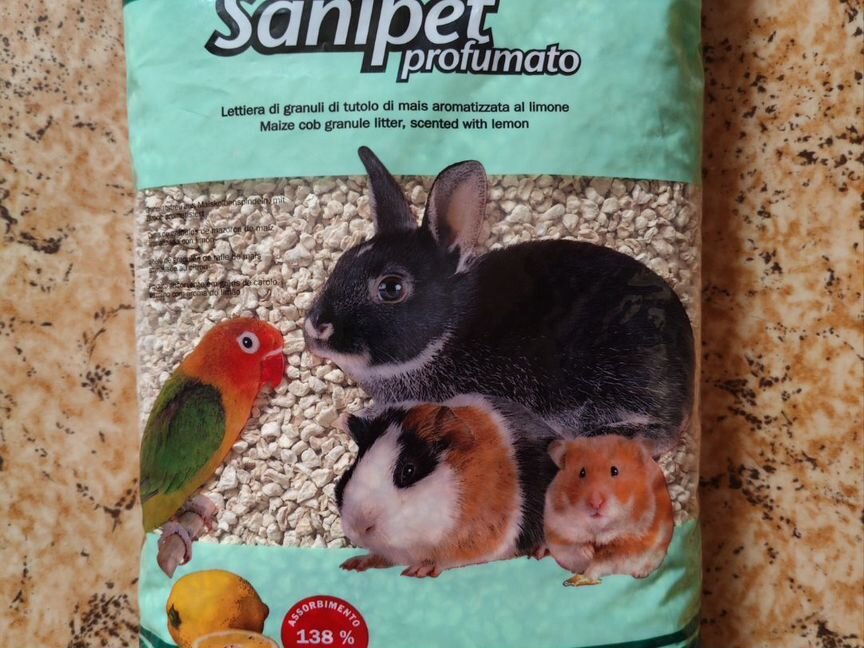 Кукурузный наполнитель: Padovan Sanipet Profumato