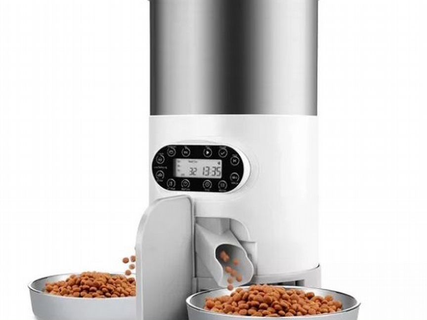 Автоматическая кормушка на две миски