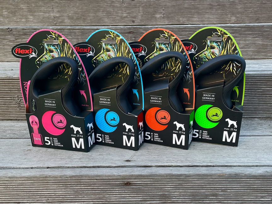 Поводок-рулетка Flexi New Neon M (до 25 кг)