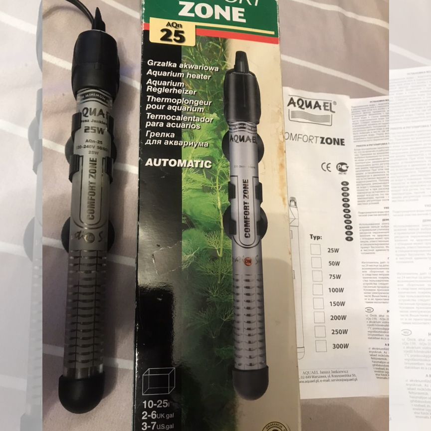 Аквариумный водонагреватель 25лит