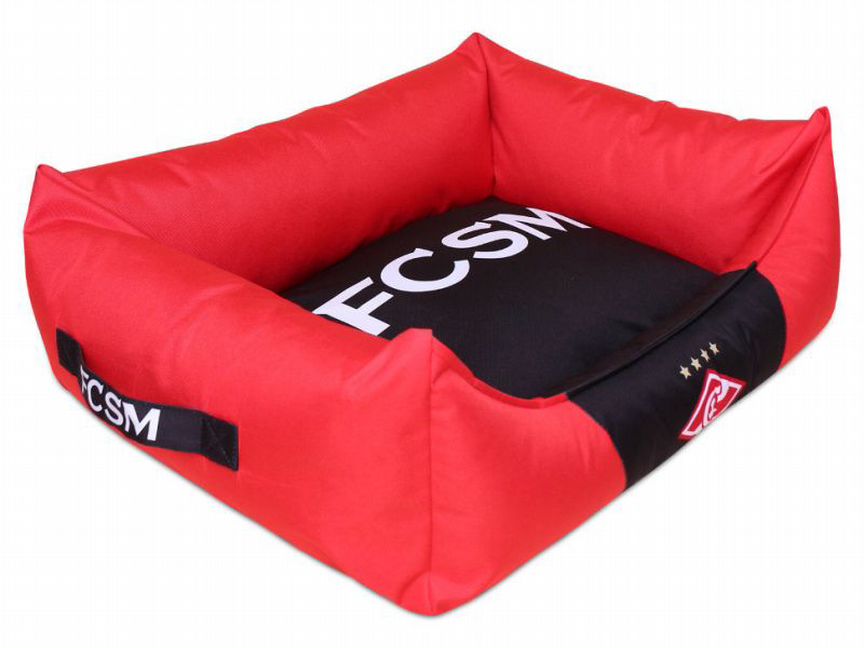 Лежанка Спартак fcsm-1 красный (Размер S (70x55 см