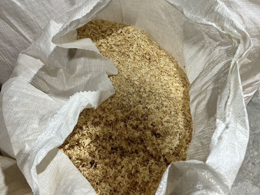 Опилки сухие стружка