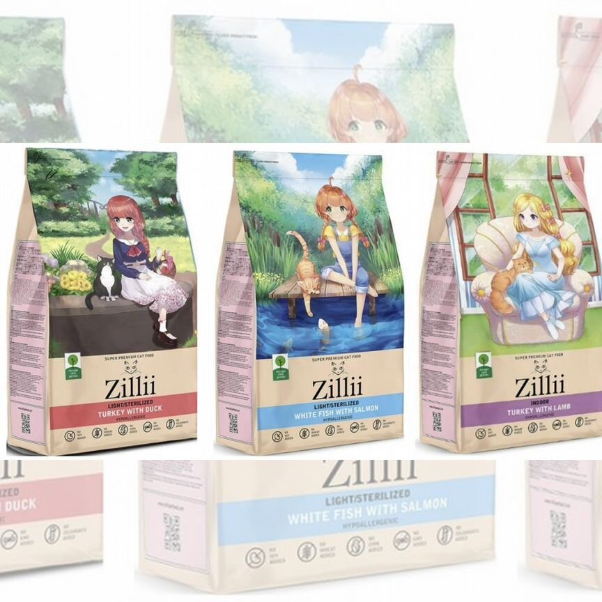 Сухой корм Zilli (Зилли) для кошек