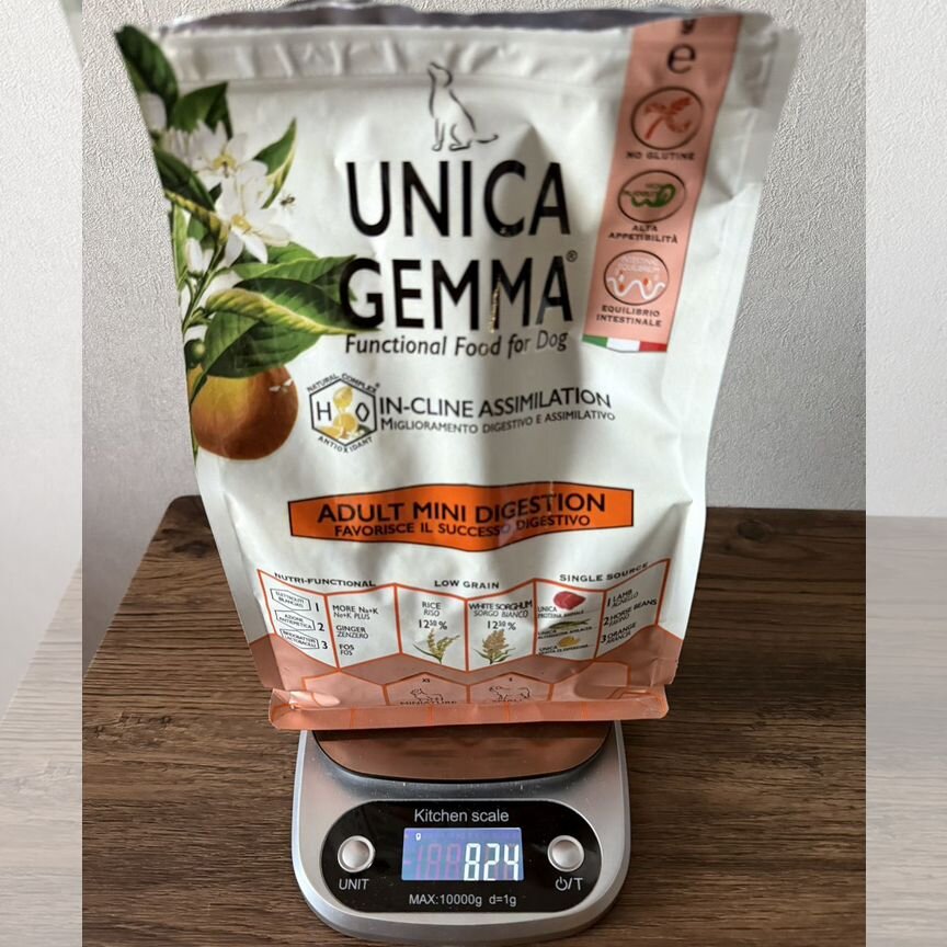 Корм для собак сухой unica gemma для собак,800 гр