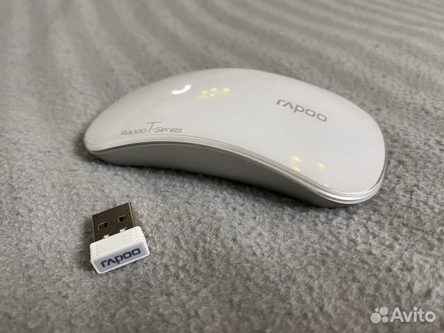 Беспроводная мышь Rapoo T6 белая купить в Санкт-Петербурге | Электроника | Авито