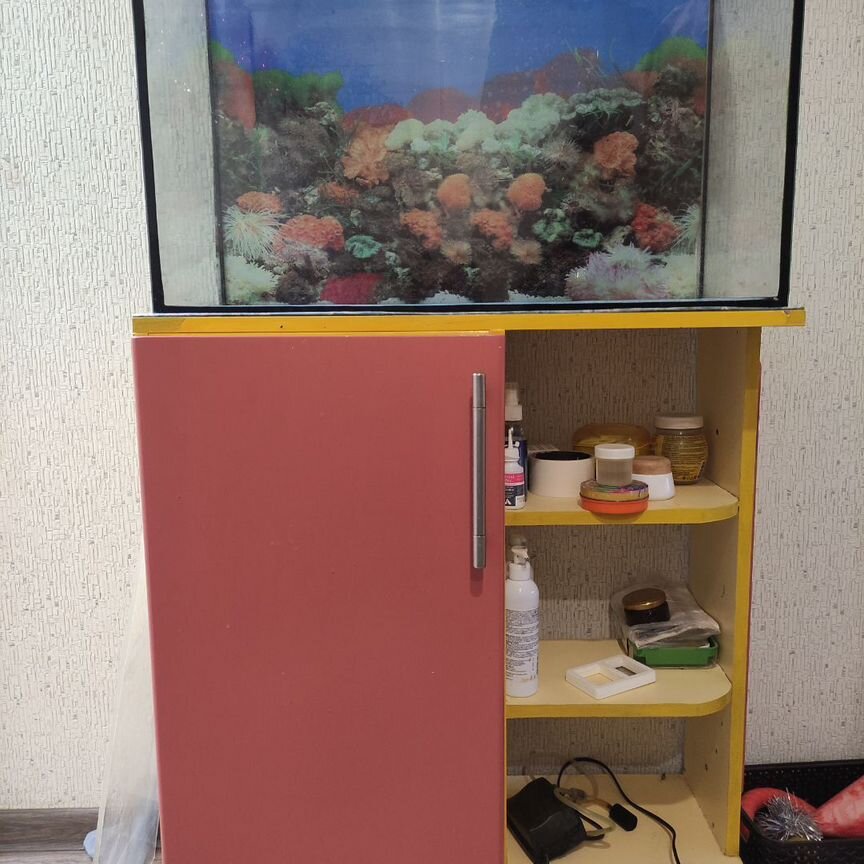 Аквариум в комплекте с аксессуарами