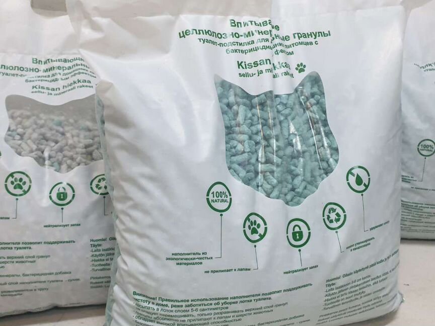 Наполнитель для кошачьего туалета бумажный 10л