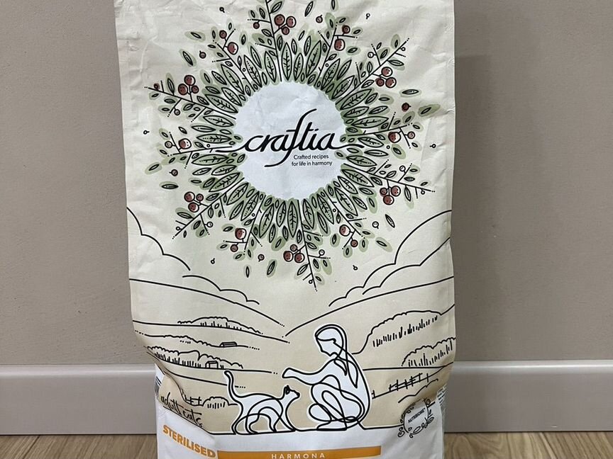 Корм для кошек Craftia утка&индейка