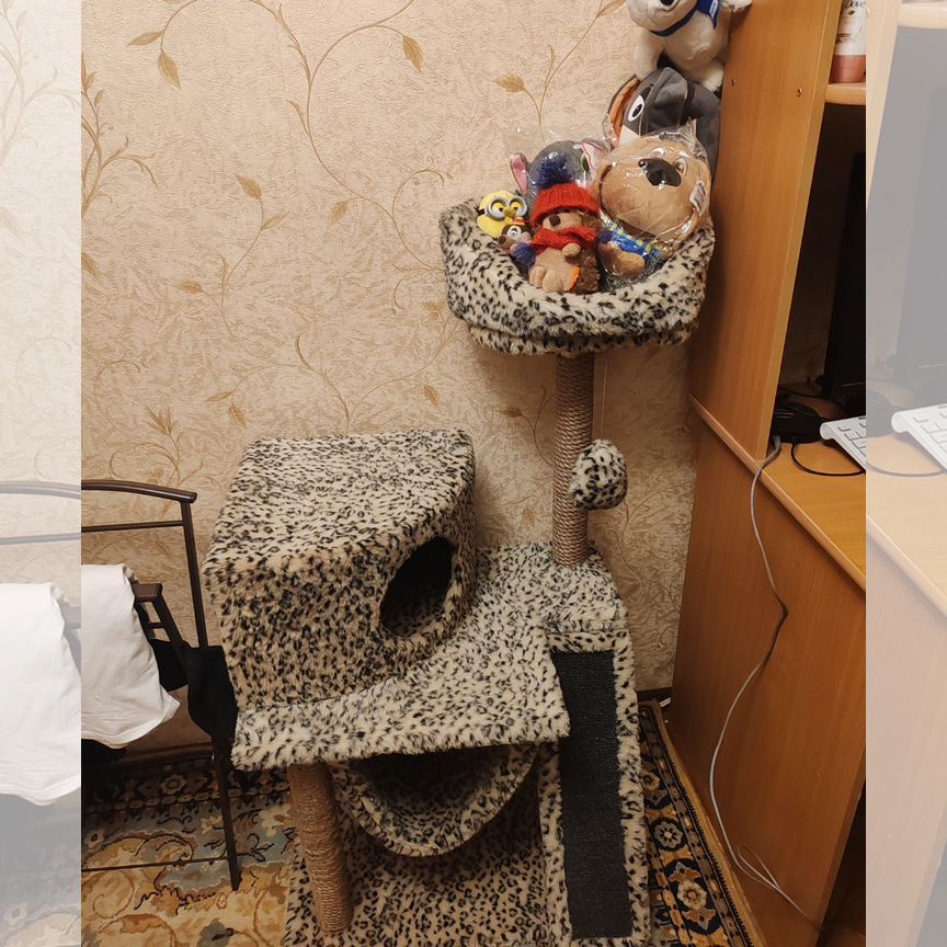 Когтеточка домик для кошки бу как новый