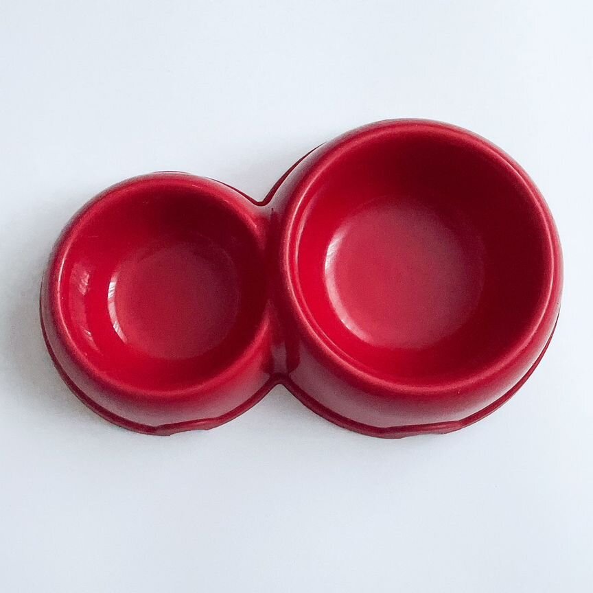 Миска для животных двойная