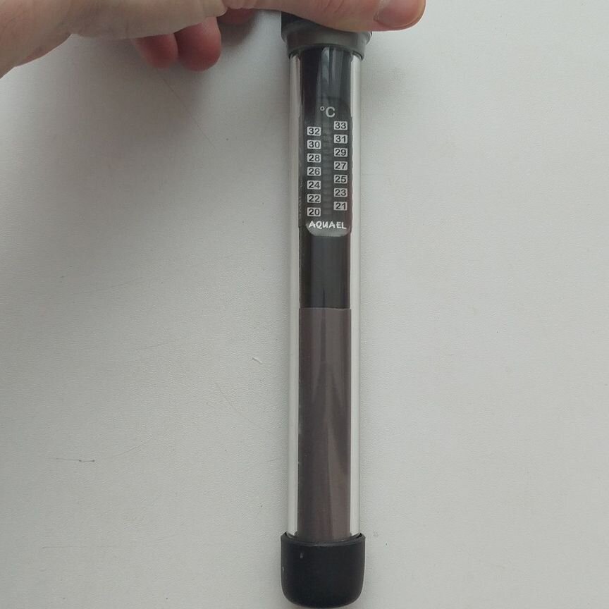 Стеклянный нагреватель для аквариума