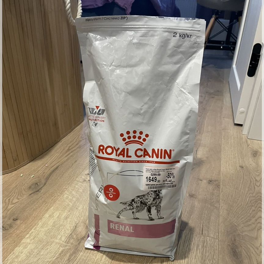 Корм для собак royal canin renal