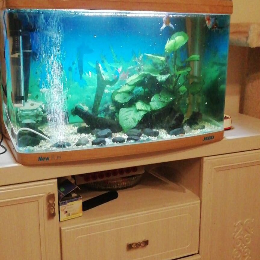 Аквариум без тумбы, 140 литров