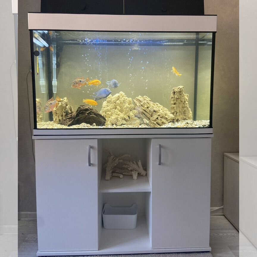 Аквариум 250 литров с тумбой
