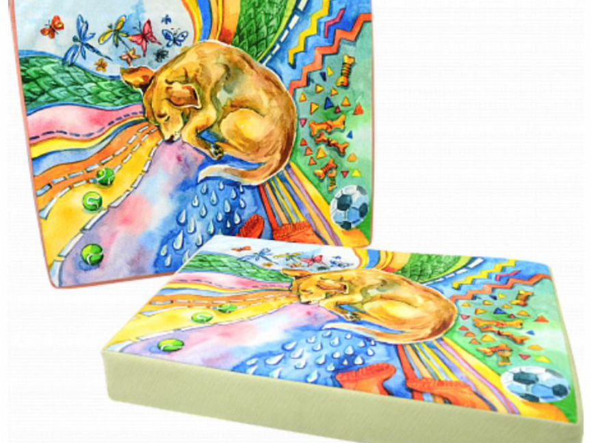 731113с матрац Сны рисунок Собака мебельная ткань