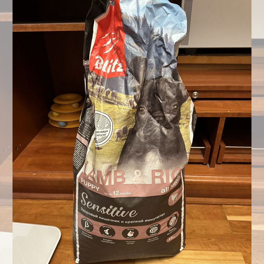 Сухой корм blitz для щенков