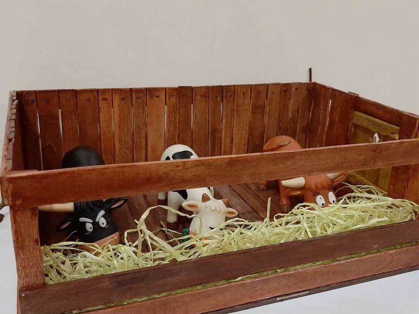 Большой загон, игровой набор, ферма для животных