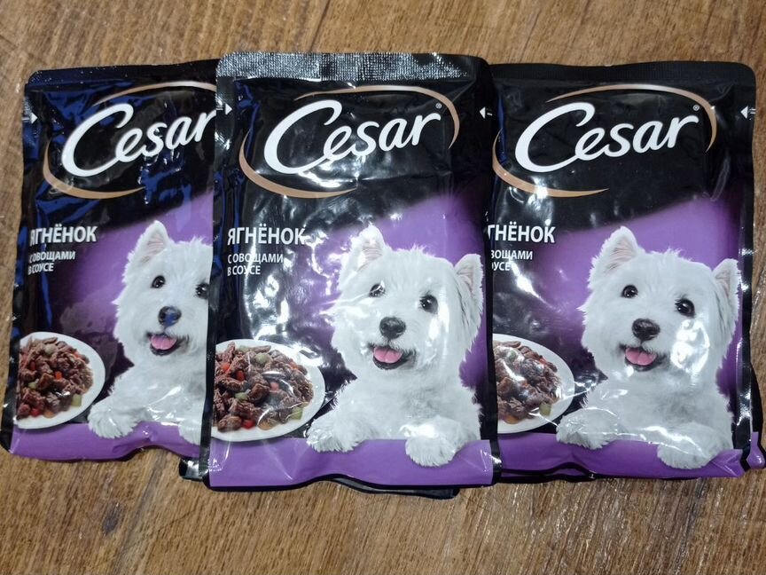 Корм для собак cesar влажный