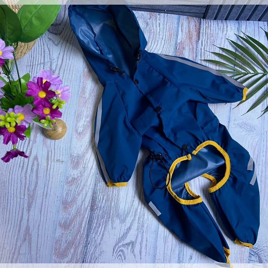 Дождевик для собаки XL (34 см по спинке) новый