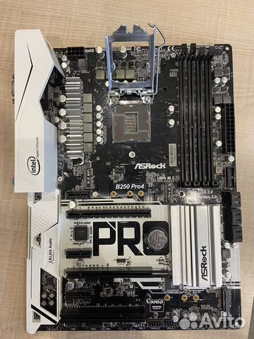 Материнская плата Asrock b250 pro4 купить в Москве | Электроника | Авито