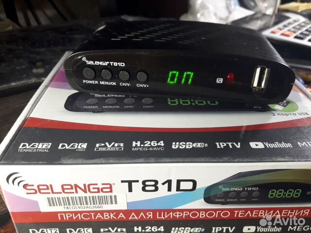 Ресивер Selenga T81D/ Тв приставка купить в Санкт-Петербурге ...