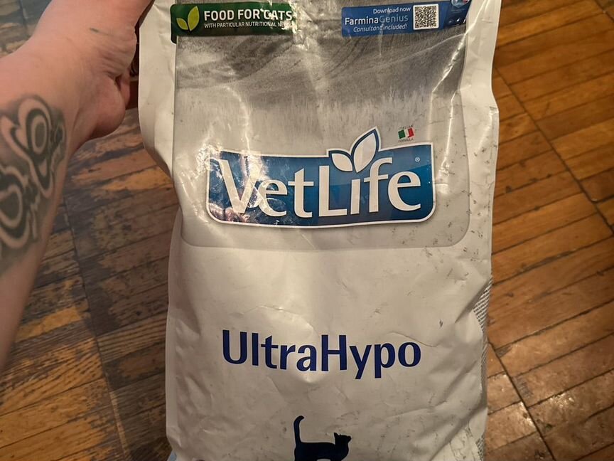 Farmina Vet Life Cat Ultrahypo сухой корм
