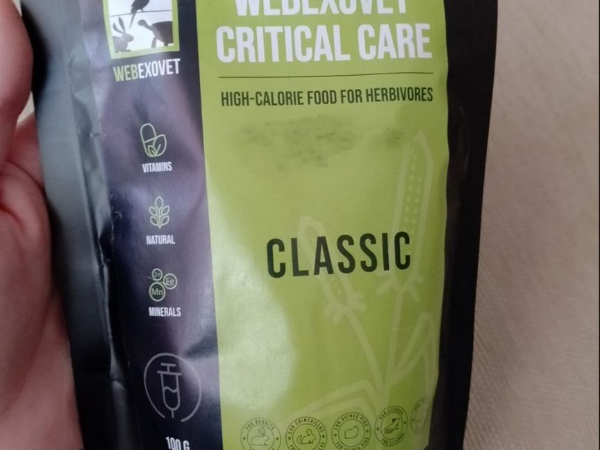 Корм Webexovet critical care