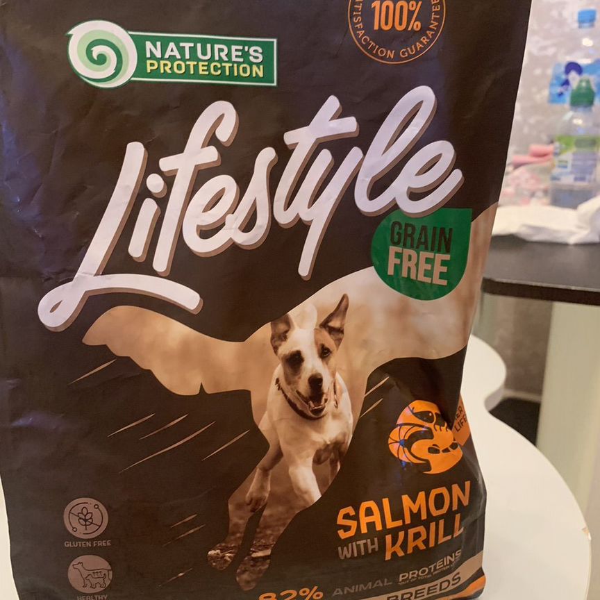 Сухой корм NP Lifestyle Grain free salmon junior