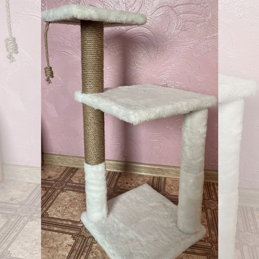 Когтеточка напольная высокая 81см