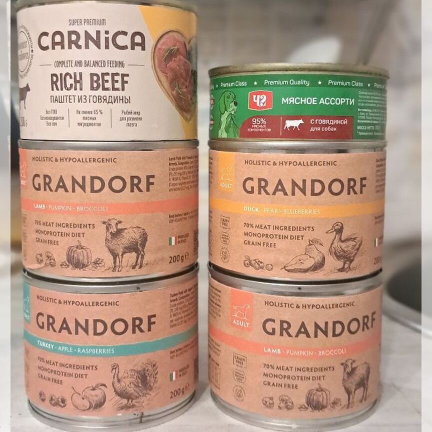 Корм для собак grandorf