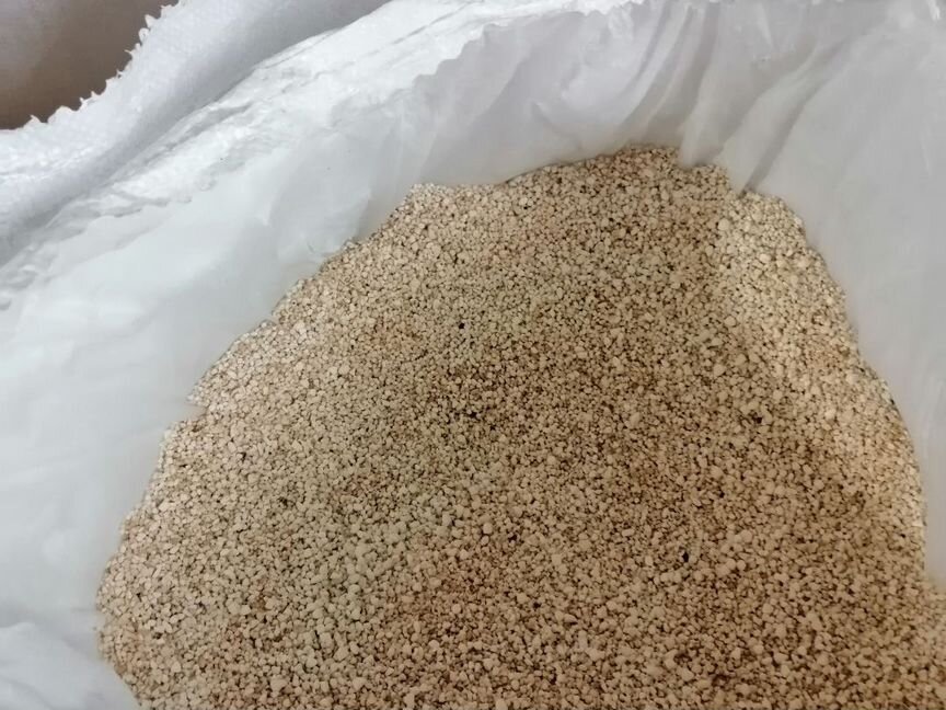 Отходы от взорванного риса