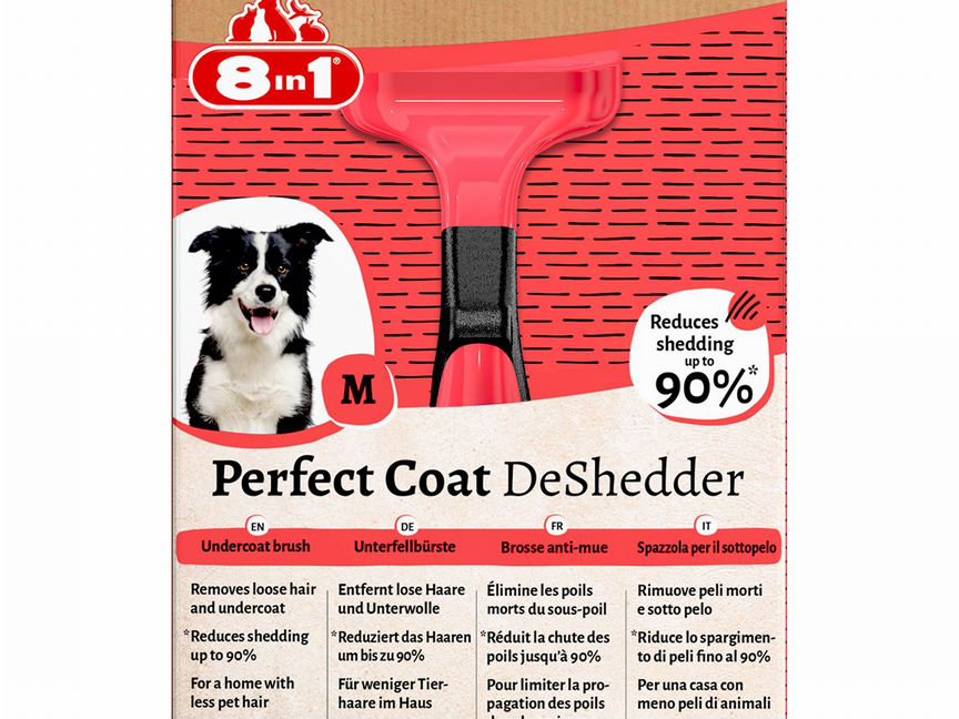 Дешеддер 8in1 Perfect Coat для собак средних пород