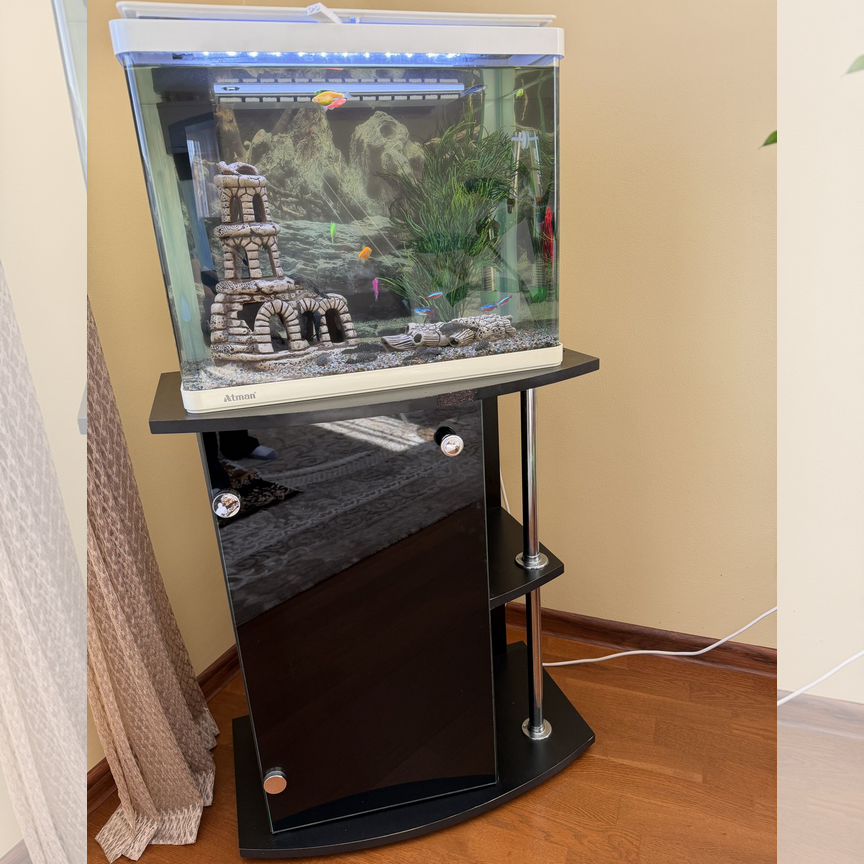 Аквариум с тумбой