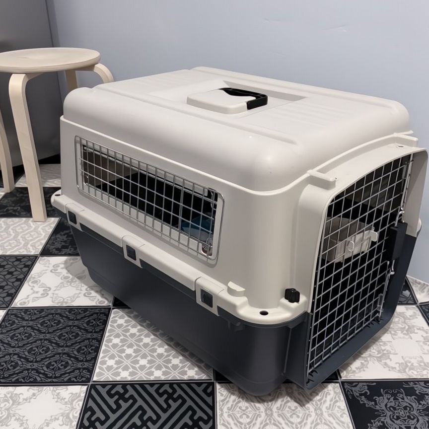 Переноска для животных пластиковая