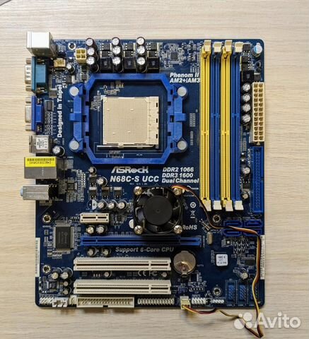 Материнская плата ASRock N68C-S UCC купить в Нижнекамске | Электроника ...