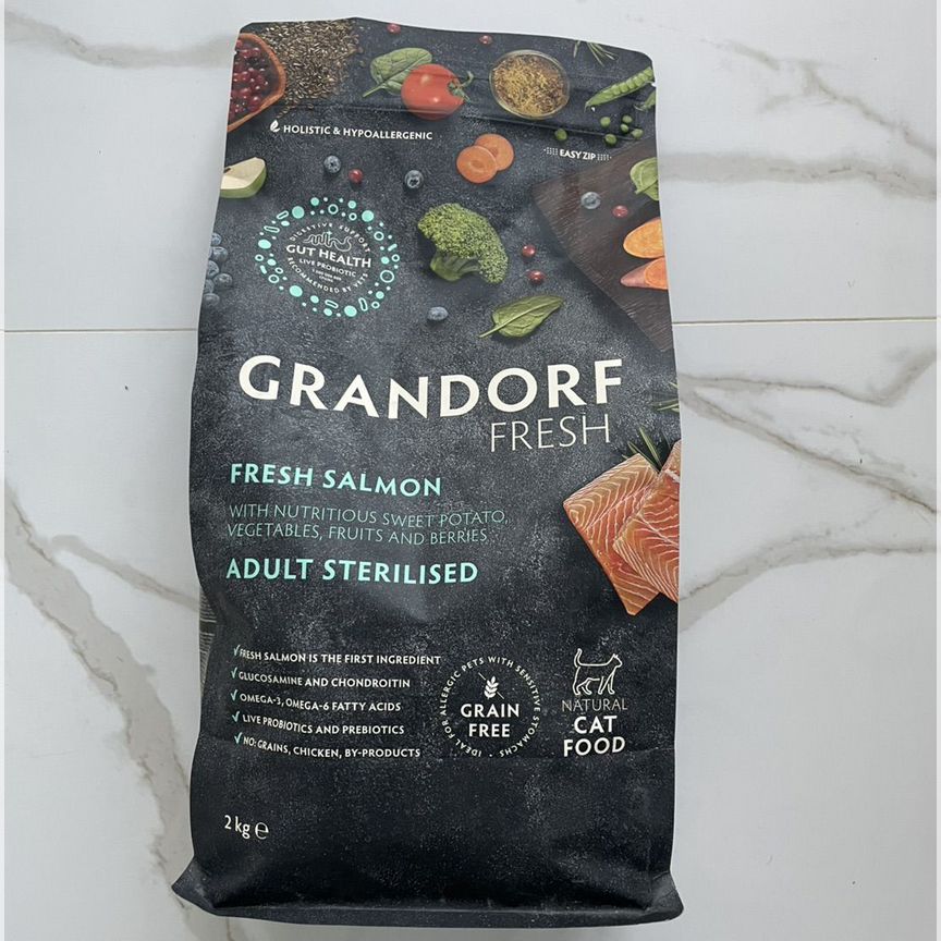 Сухой корм для кошек grandorf fresh 2 кг