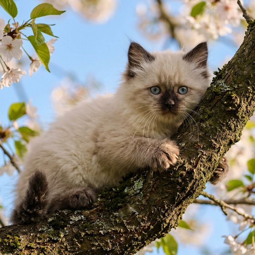 Невский маскарадный котёнок