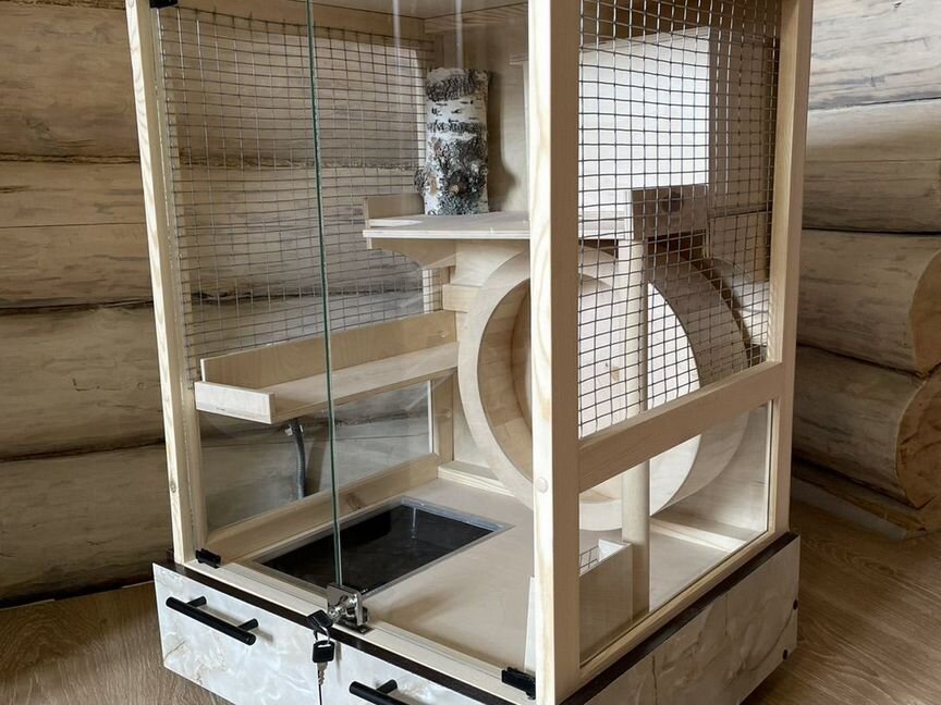 Клетка для шиншиллы, белок дегу