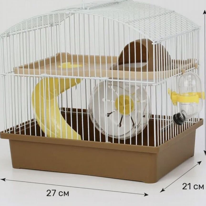 Клетка для хомяка с полным комплектом
