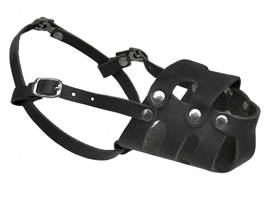 Tappi амуниция намордник кожаный "Сид" цельнокроен