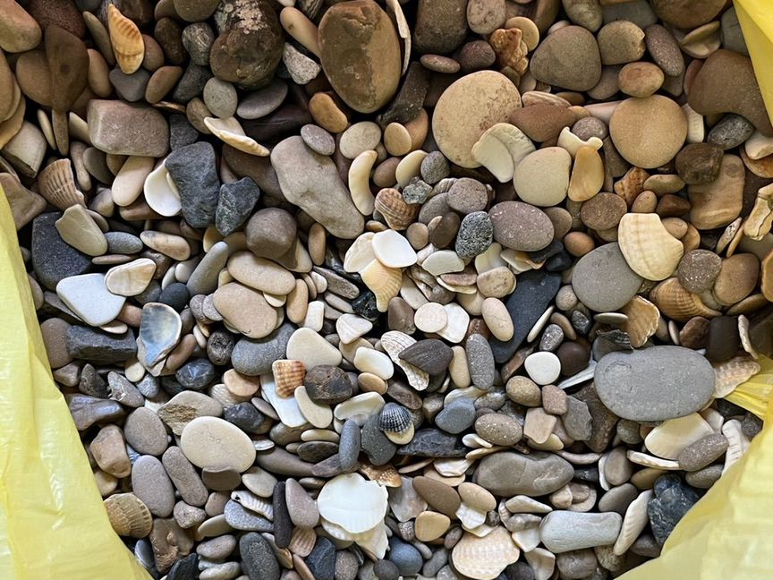 Галька речная мелкая 3 кг