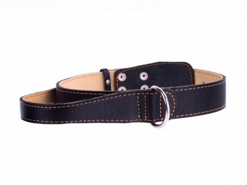 Ошейник collar двойной с ручкой (ширина 35мм, длин