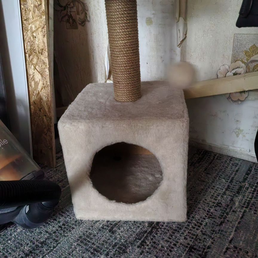 Когтеточка домик для кошки