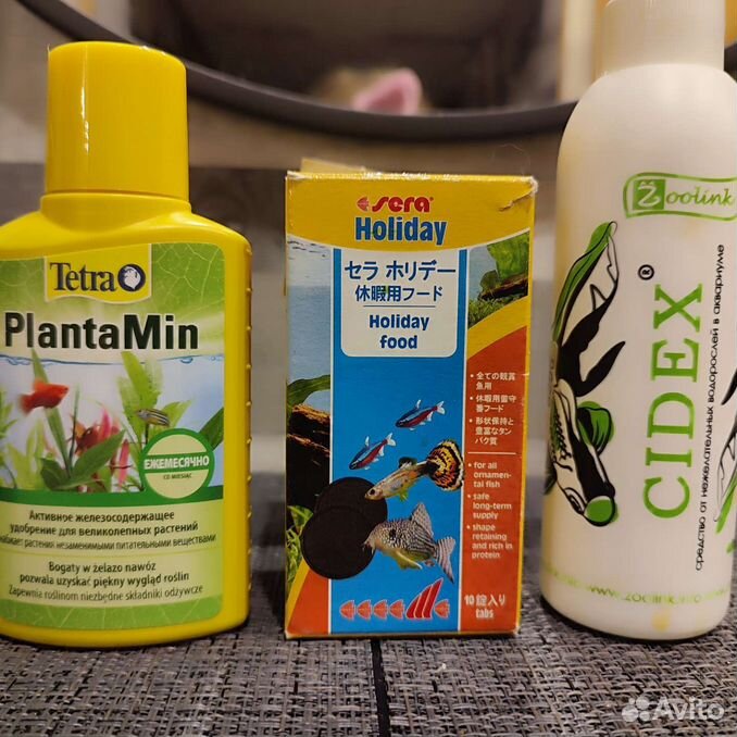 Корм выходного дня, удобрения для аквариума