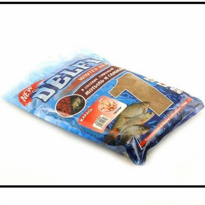 Прикормка зимняя увлажненная delfi ICE Ready (Кара