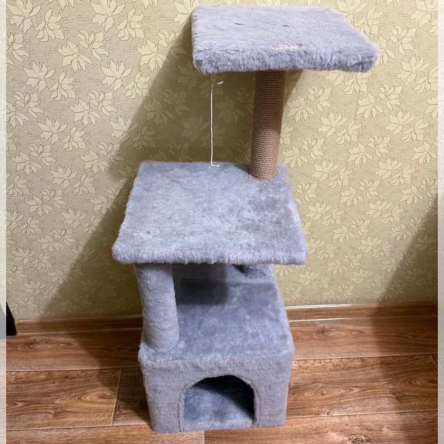 Когтеточка домик для кошки бу